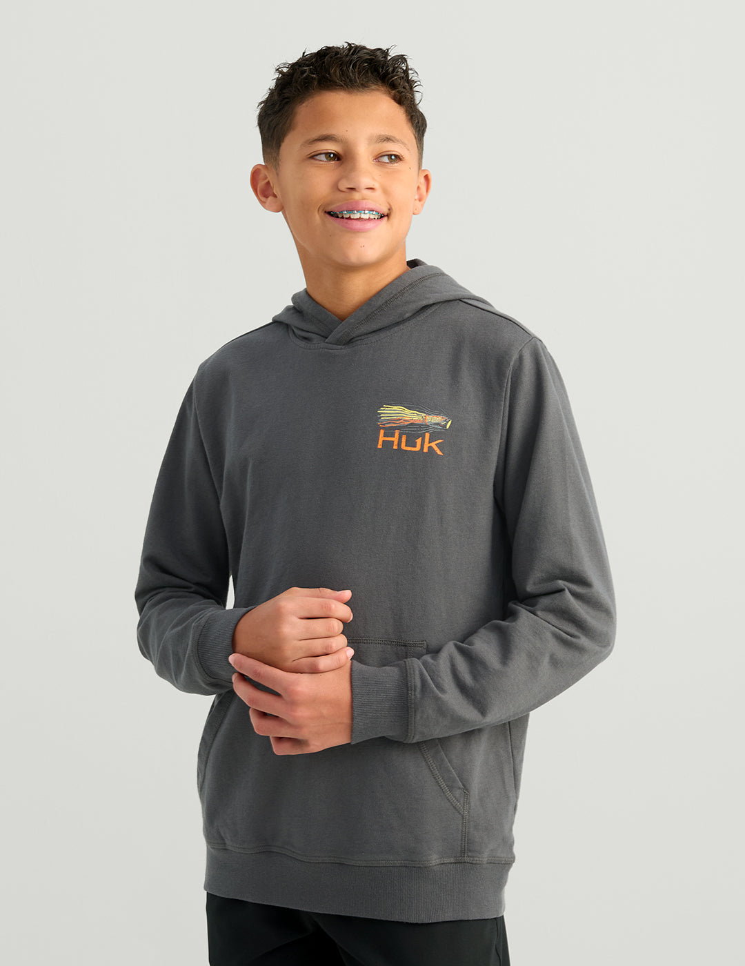 Kids Edisto Fast Badge Terry Hoodie