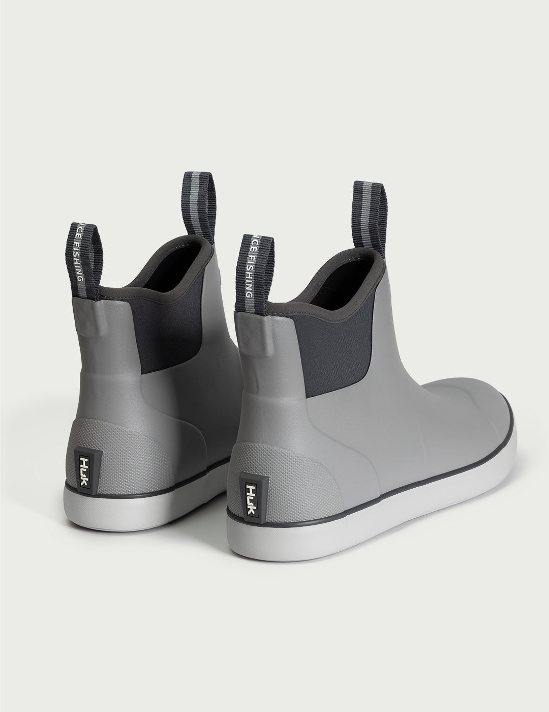 Men's Waterproof Rogue Wave Deck Boots in Grey | Huk