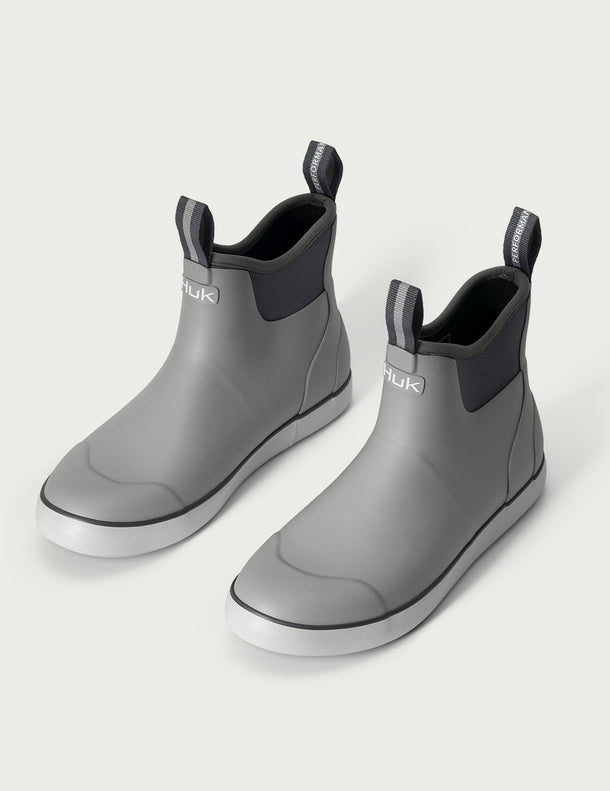 Rogue Wave Deck Boots in Grey | Huk Gear